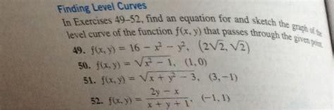Solved In Exercises Find An Equation For And Sketch Chegg Com