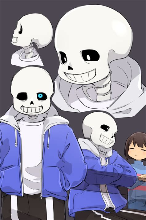 Frisk And Sans Undertale Drawn By Leftporygon Danbooru