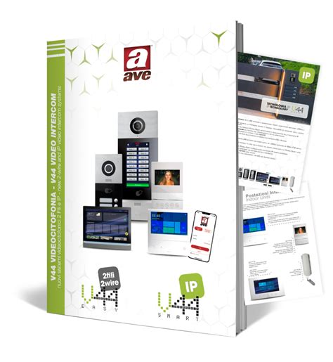 New AVE 2 WIRE And IP Video Intercom Systems AVE S P A
