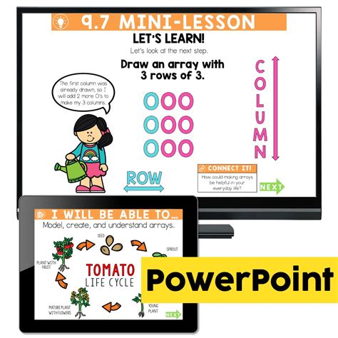 Lucky To Learn Math Lesson 97 Arrays Teaching Slides