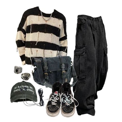 Emmiol Free Shipping 2025 Washed Black Baggy Cargo Jeans Black M In Cargo Jeans Online Store