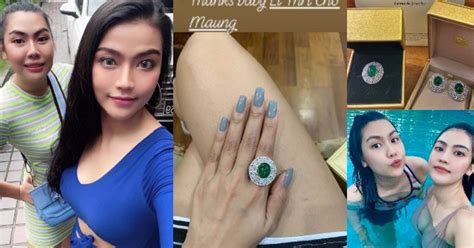 သူမရဲ့အကြိုက်ကိုအလိုက်သိလွန်းတဲ့ ချစ်ညီမလေးဝယ်ပေးထားတဲ့တန်ဖိုးကြီးလက်ဝတ်ရတနာလေးတွေကို သဘောက