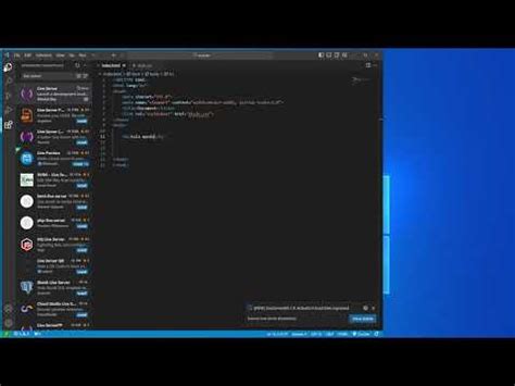 Guía paso a paso para instalar la extensión HTML en Visual Studio Code