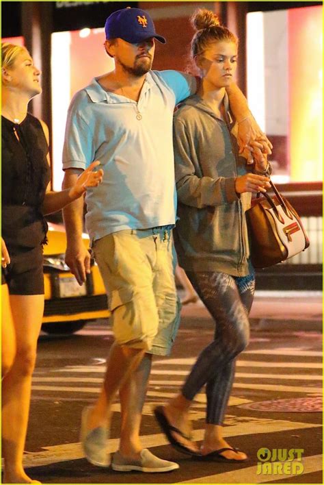 Leonardo Dicaprio And Nina Agdal Keep Close For Nyc Dinner Date Photo