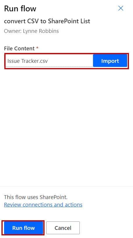 How To Import Csv Data To Sharepoint List In Power Automate Enjoy
