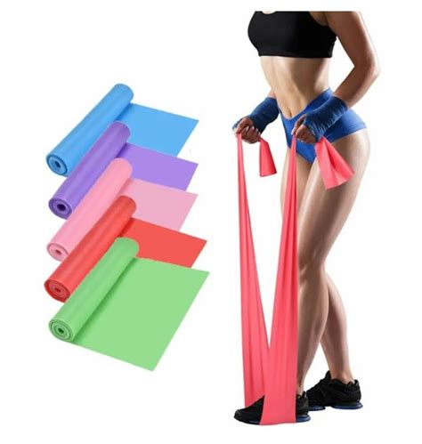 요가 스포츠 저항 밴드 필라테스 훈련 피트니스 운동 홈 헬스장 탄성 밴드 천연 고무 라텍스 액세서리 티몬