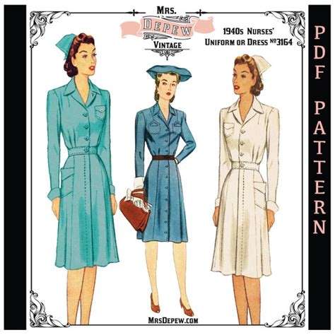 Vintage Nurse Uniforms Etsy