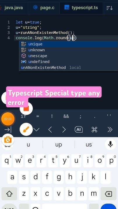 Typescript Special Type Any Error Shorts Typescript Special Typeanyerror Coding