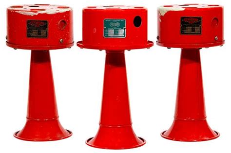 Sperti And Schwarze Faraday Firetruck Horn Siren Assortment For Sale At