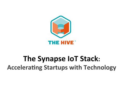 Pdf The Synapse Iot Stack Technology Trends In Iot And Big Data Dokumen Tips