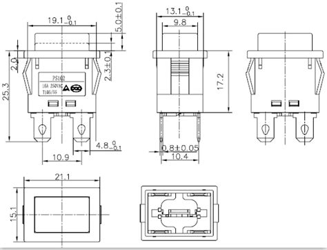 Custom Rocker Switchest12555 Rocker Switchrocker Switch Manufacturer