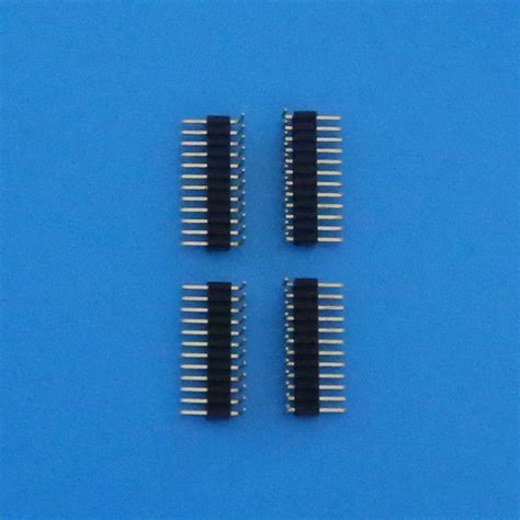 1 27mm Pitch Dual Row Male Pin Header Connector 1000v Ac Minute
