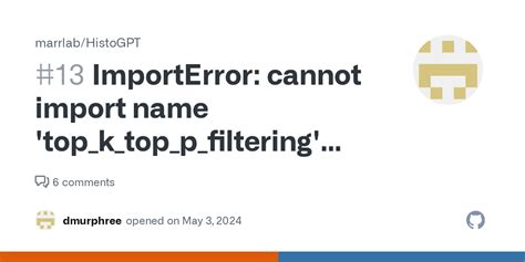 ImportError Cannot Import Name Top K Top P Filtering From Transformers Issue