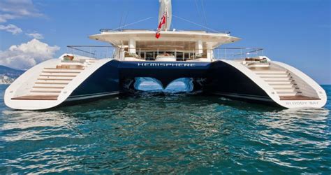 The Largest Catamaran In The World Hemisphere Yacht Charter News