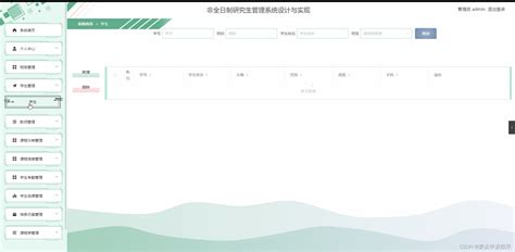 非全日制研究生管理系统设计与实现程序开题报告开题报告源码）非全日制研究生 研发管理 Csdn博客