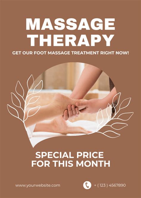Massage Therapy Flyers