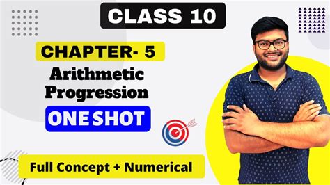 Arithmetic Progression In One Shot Class 10 Chapter 5 Arithmetic Progression I Maths I Ashish
