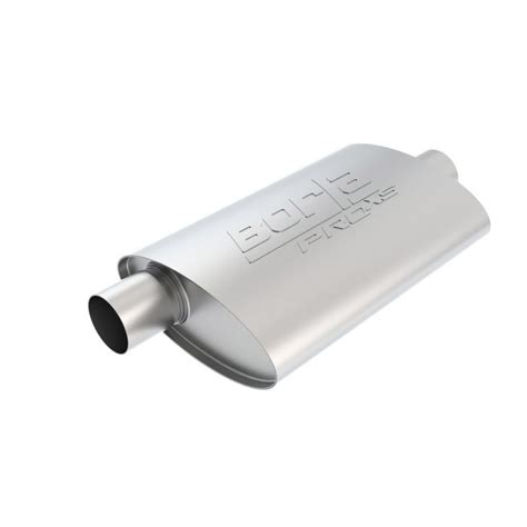 Borla 19” Un Notched Muffler With 25 Offset Incenter Outlet