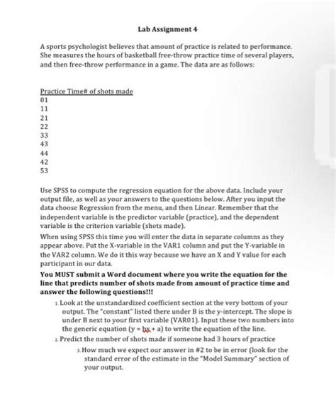 Solved Lab Assignment Statistics Psychology Can You Solve Chegg Com