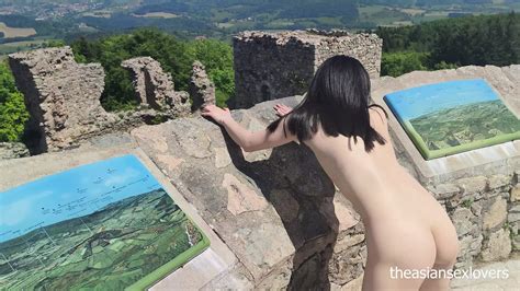 Outdoor Sex I Fuck My Brothers Asian Girlfriend In A Castle It Finish