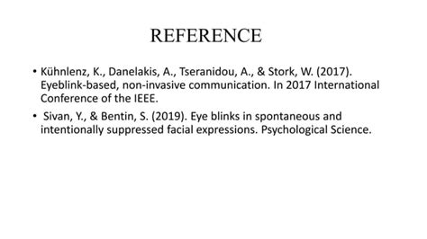 Morse Code Detection From Eye Blinkspptx