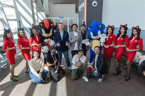 Sonic The Hedgehog Themed Airasia Plane Takes Off