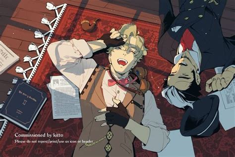 Herlock Sholmes And Yujin Mikotoba The Great Ace Attorney Tgaa