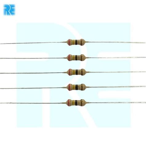 24e 1 4w 5 Carbon Film Resistor Rajiv Electronics