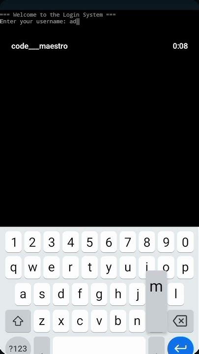 Simple Login System By Using Python Coding Taskcompletion