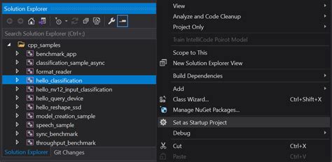 OpenVINO Blog Running OpenVINO C Samples On Visual Studio