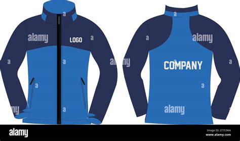 Soft Shell Jackets Mock Ups Stock Vector Image And Art Alamy