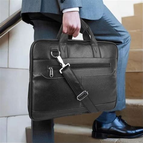 Brown Promotional Leather Laptop Bag Custom Brand Leather Promotional