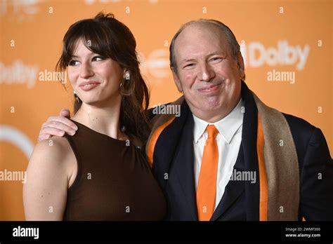 New York Usa 25th Feb 2024 L R Zoe Zimmer And Hans Zimmer Attend