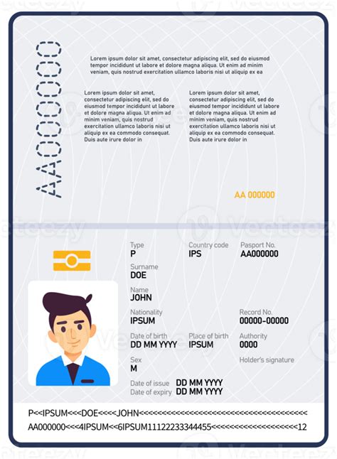 International Male Biometric Passport Opened And Closed Passport