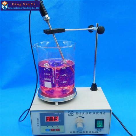 Lab Agitator Digital Magnetic Stirring Apparatus Temperature Display Heating Magnetic Whisk