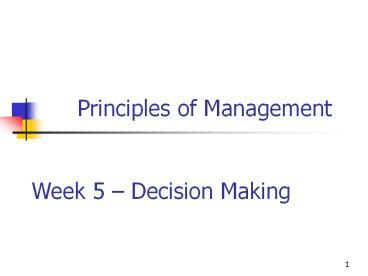 PPT Decision Making PowerPoint Presentation Free To View Id 11cab2 YzY2N