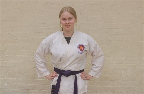 Libby Gets Her Purple Belt