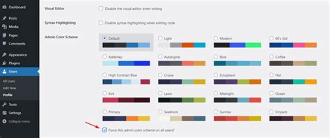 How To Change The Admin Color Scheme In WordPress Knowledge Base ScalaHosting