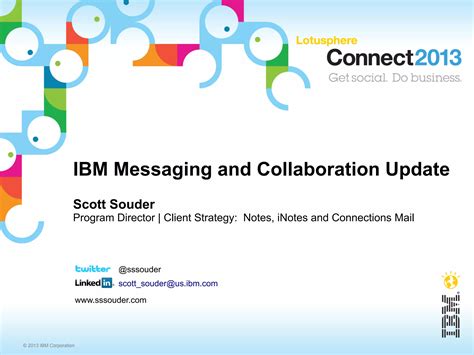 Ibm Messaging And Collaboration Roadmap 2013 External Pdf