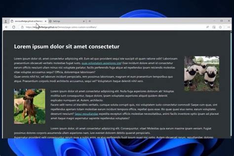 Microsoft Edges New Page Colors And Turning Off Custom Scrollbars Is Making The Browser Even