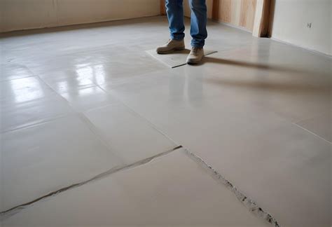 Screed Concrete With Self Leveling Cement Mortar For Floors Master Work Renovation Home