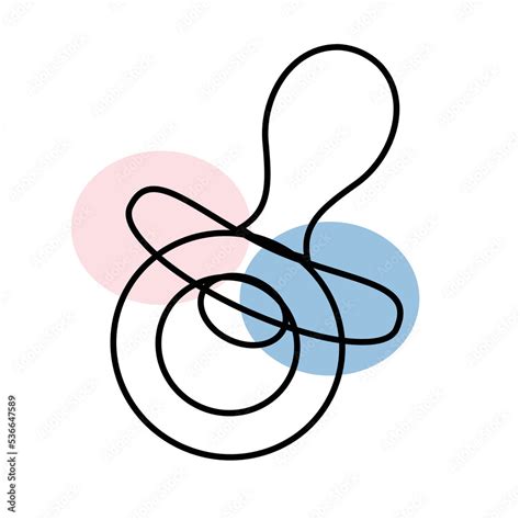 Nipple Drawing Line Art Vector Design Stock Vector Adobe Stock