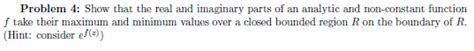 solved problem 4 show that the real and imaginary parts of