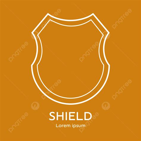Shield Protection Safety Vector Png Images Shield Icon Element Defence Protect Branding