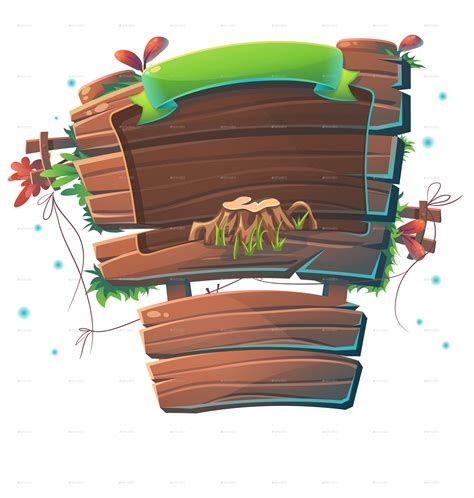 Wooden Windows User Interface Game Assets Graphicriver