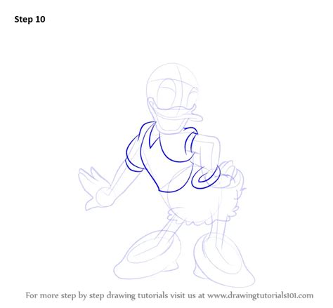 How To Draw A Daisy Duck Daisy Duck Step By Step DrawingTutorials Com