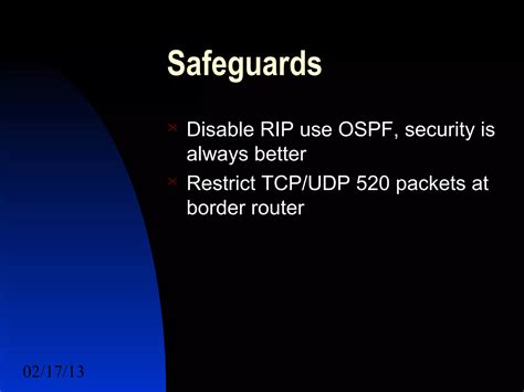 Router And Routing Protocol Attacks Ppt