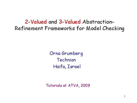 2 Valued And 3 Valued Abstraction Refinement Frameworks