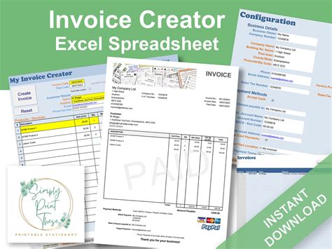 Invoice Creator Excel Spreadsheet To Help You Create Great Looking Invoices And Get Paid By