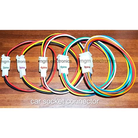 Car Socket Wire Connector Male Female 2pins 3pins 4pins 6pins 9pins Shopee Philippines